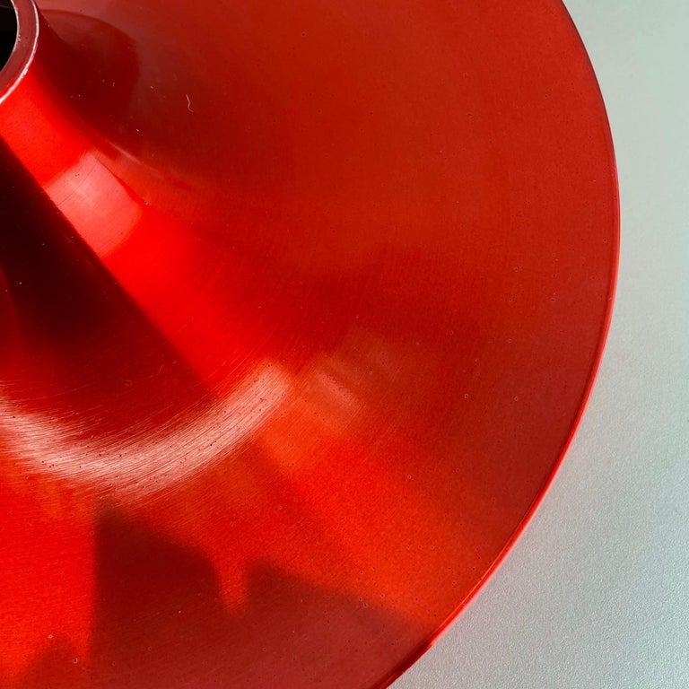 Rare Red Charlotte Perriand Disc Wall Light by Honsel, Germany 1960s ...