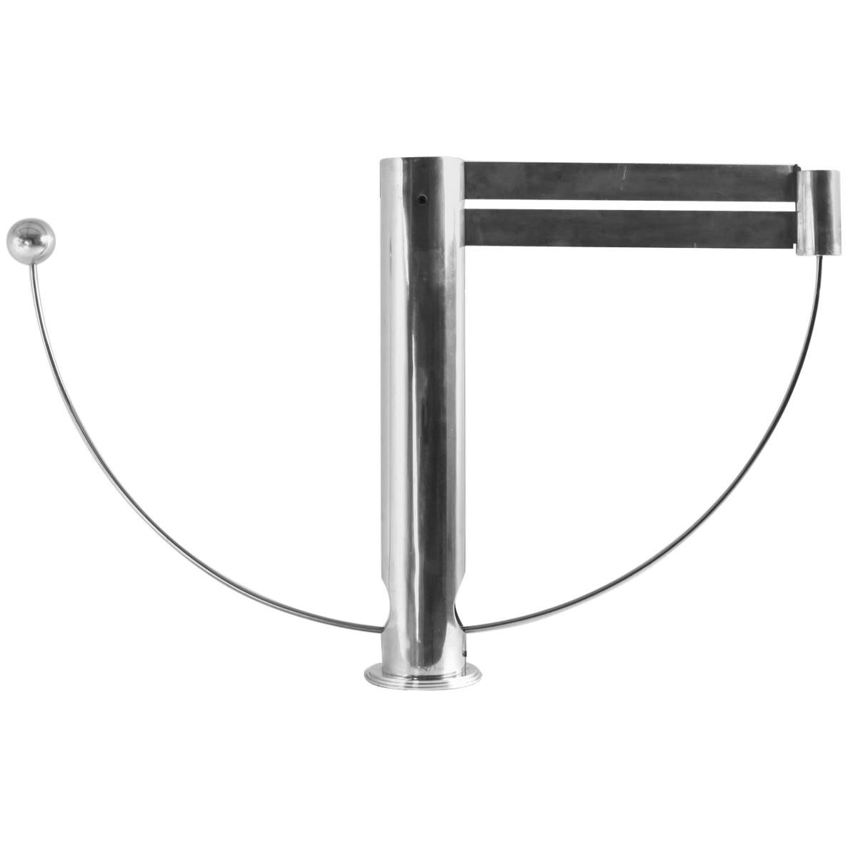 Rare Aluminum Pendulum Lamp by Pierre Lallemand at 1stDibs