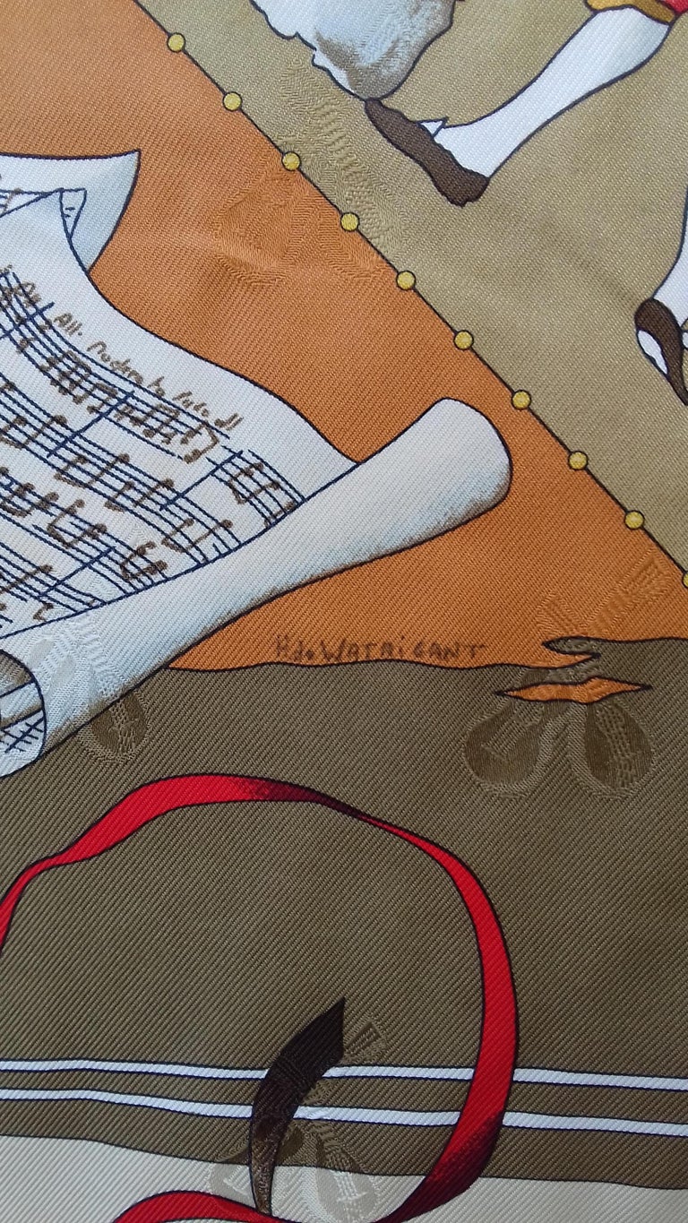 Rare Amazing Hermès Banner of 3 Carnaval de Venise Silk Scarves 130 ...
