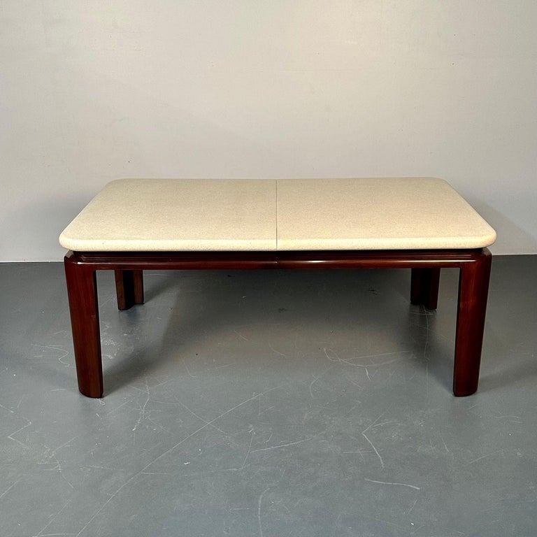Paul Frankl Mid-Century Modern Cork Top Mahogany Dining Table, Johnson ...