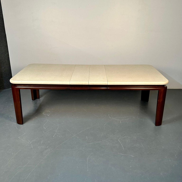 Paul Frankl Mid-Century Modern Cork Top Mahogany Dining Table, Johnson ...