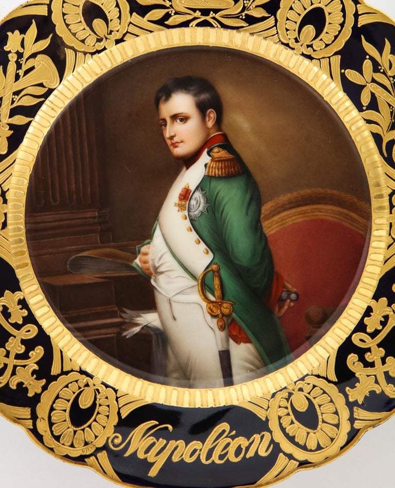 Rare and Exceptional Royal Vienna Porcelain Plate of "Napoleon" by ...