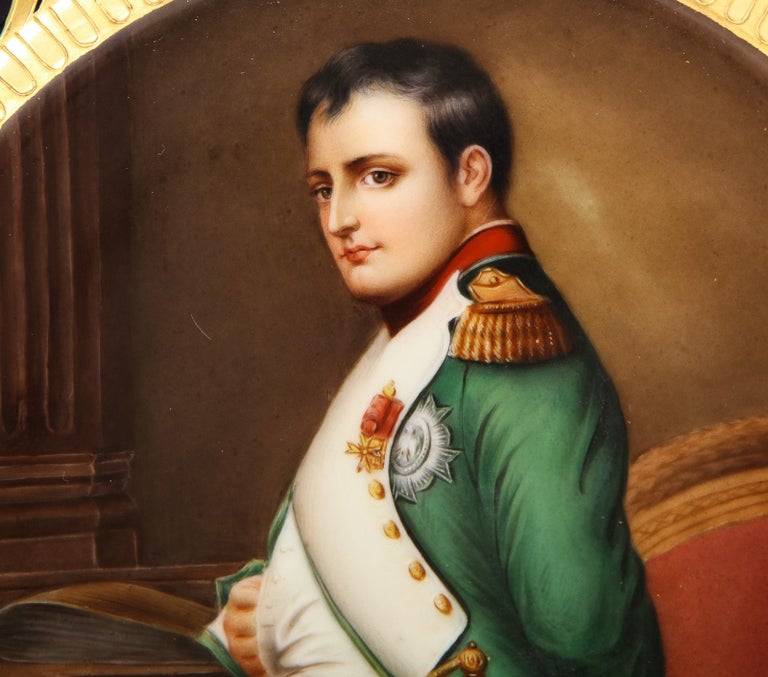 Rare and Exceptional Royal Vienna Porcelain Plate of "Napoleon" by ...