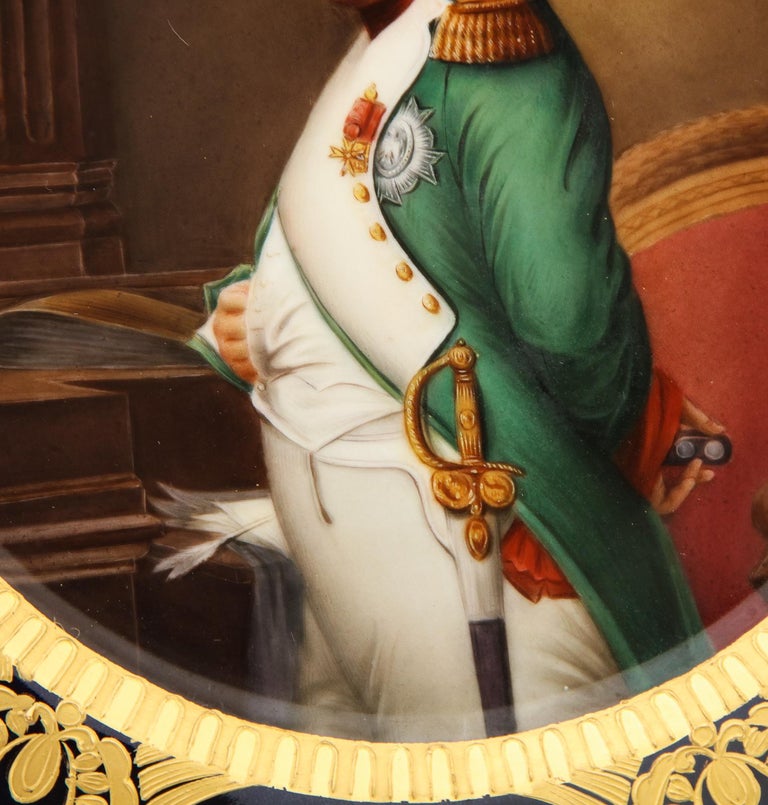 Rare and Exceptional Royal Vienna Porcelain Plate of "Napoleon" by ...