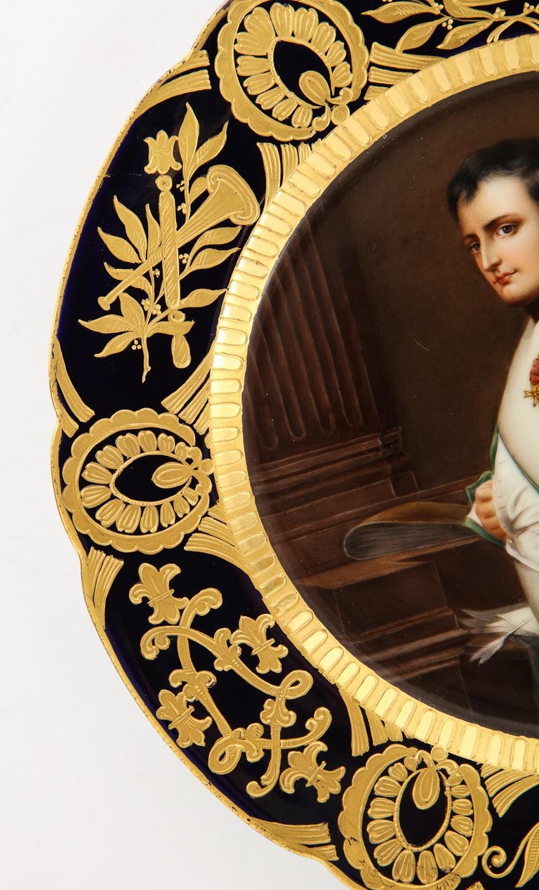 Rare and Exceptional Royal Vienna Porcelain Plate of "Napoleon" by ...