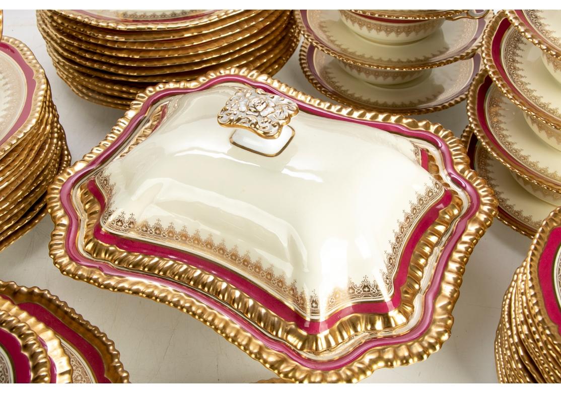 Rare and Fine Copeland Spode Dinnerware Service For 12 For Sale at 1stDibs