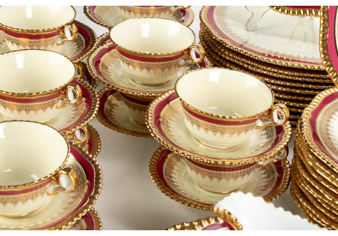 Rare and Fine Copeland Spode Dinnerware Service For 12 For Sale at 1stDibs