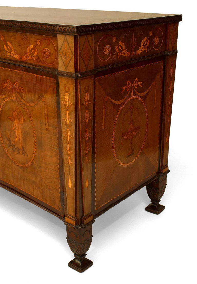 English Adam Ince and Mayhew Mahogany Commode For Sale at 1stDibs