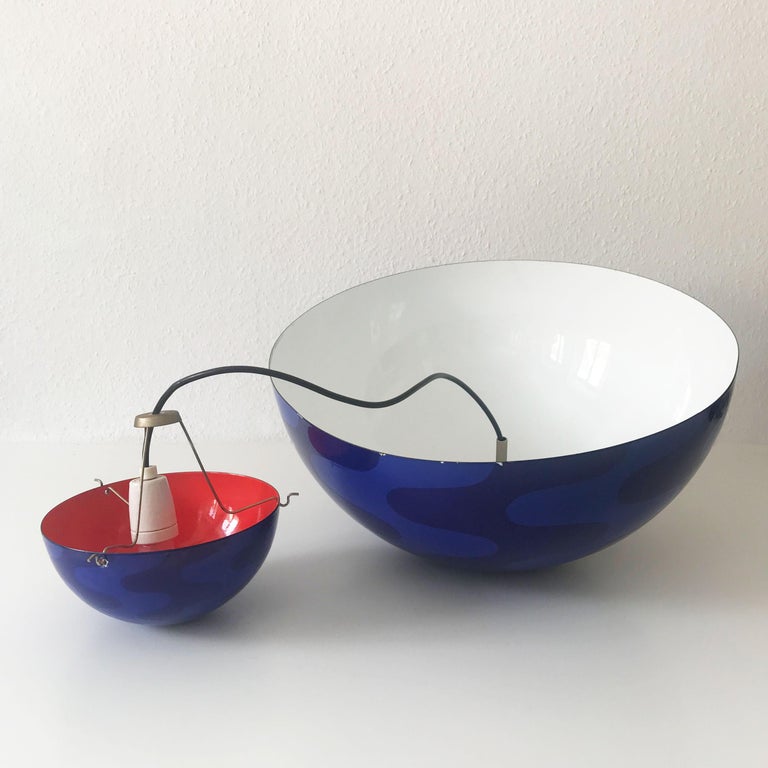 Rare and Large Flower Pot Pendant Lamp by Verner Panton for Louis ...