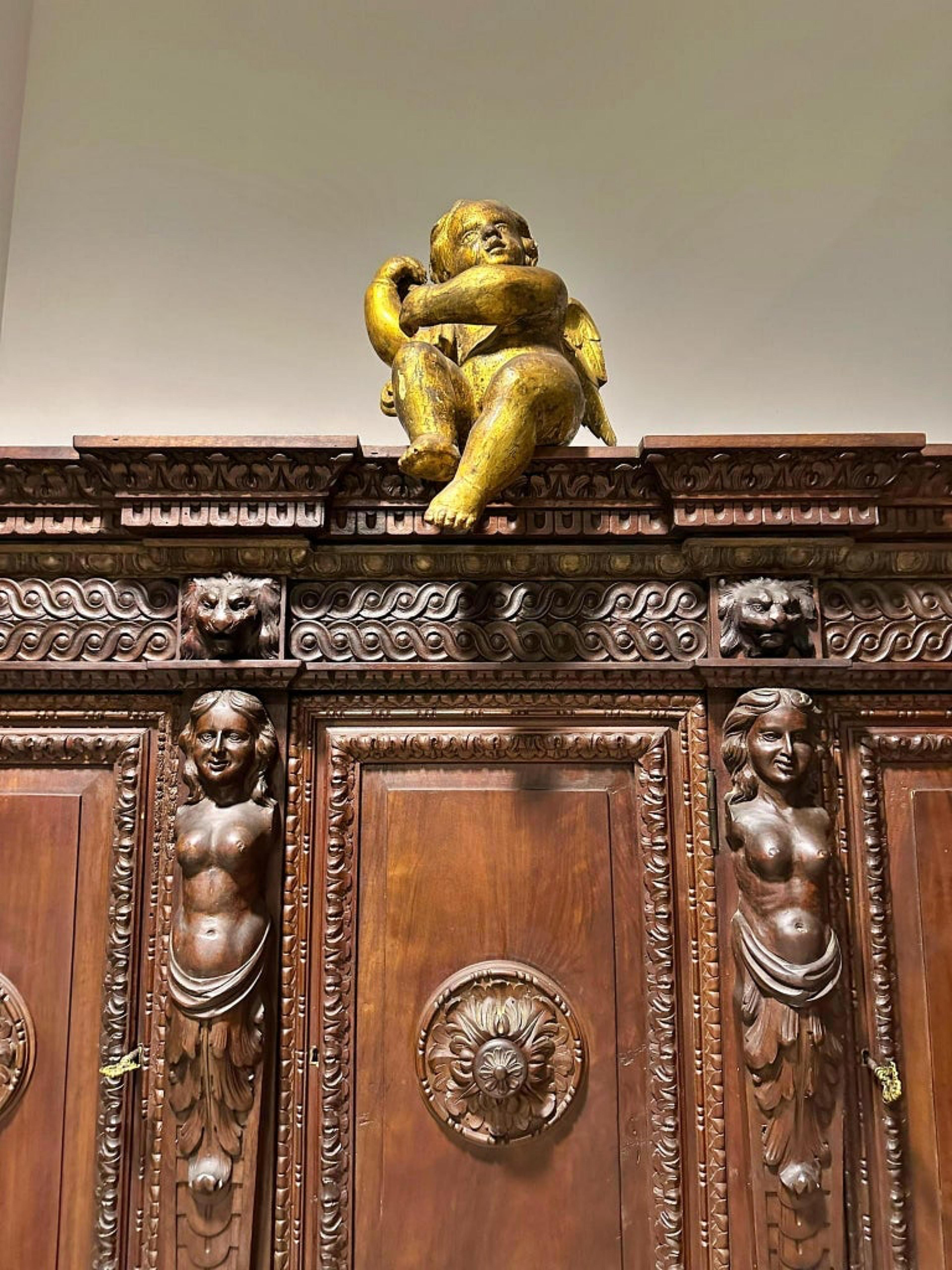 Rare and Magnificent 19th Century SICILIAN Double Body Cabinet For Sale ...