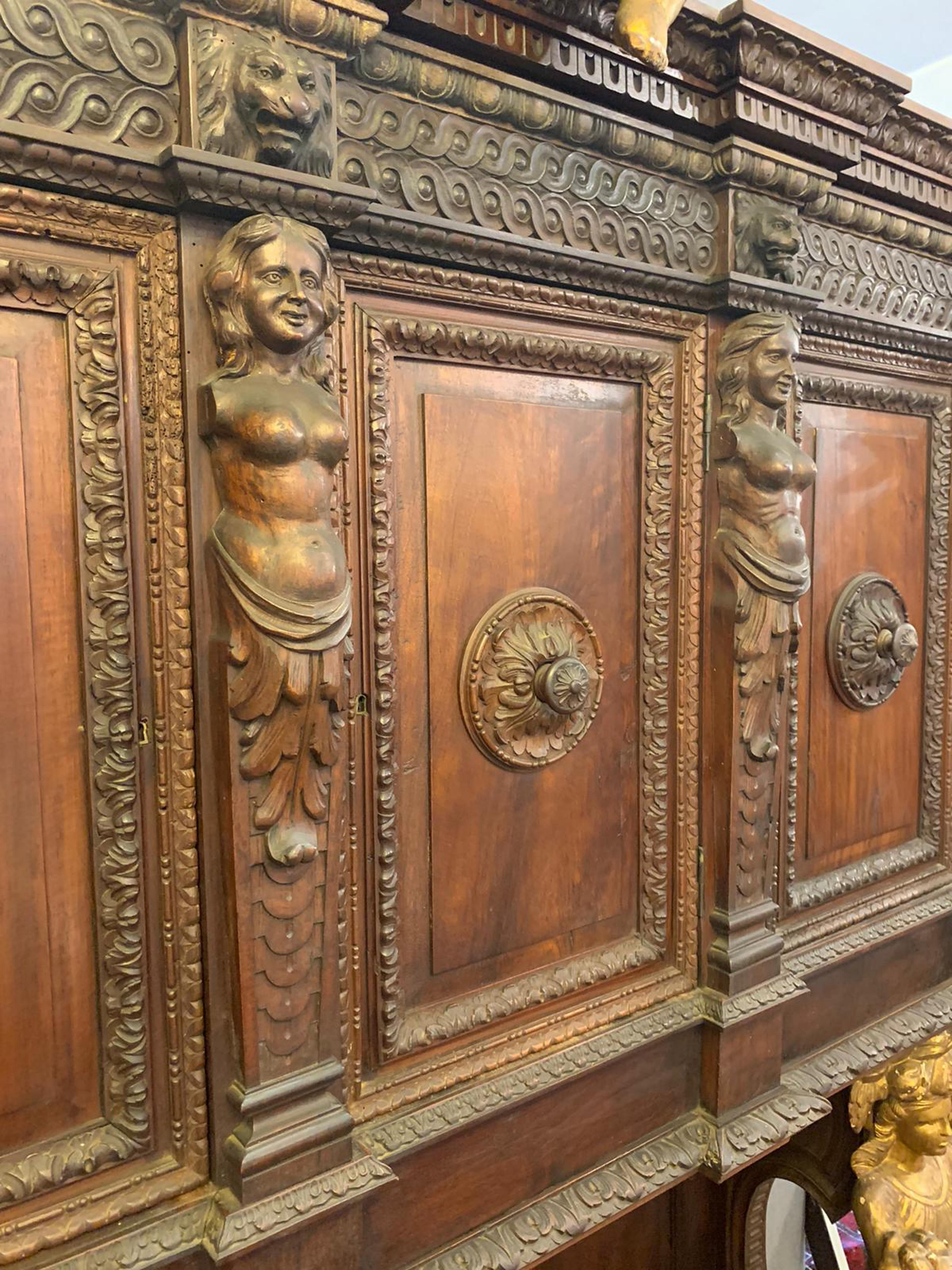 Rare and Magnificent 19th Century SICILIAN Double Body Cabinet For Sale ...