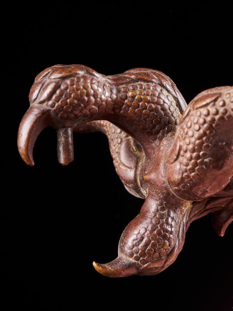 Rare and Majestic Eagle Claw Antique Made of Copper Alloy For Sale at ...
