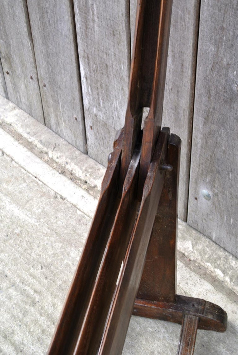 Rare and Unusual 18th Century Flax Break, c. 1680 at 1stDibs