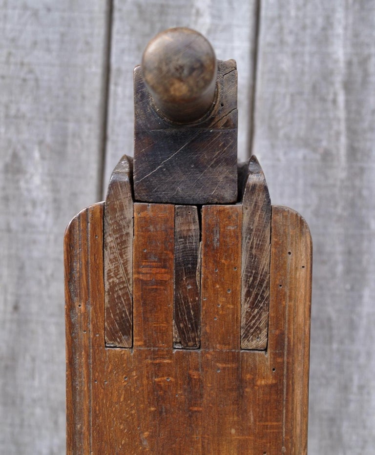 Rare and Unusual 18th Century Flax Break, c. 1680 at 1stDibs