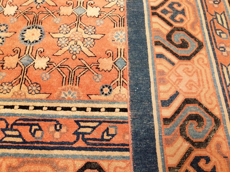 Rare and Unusual Antique Kashgar Rug with Mughal Pattern For Sale at ...
