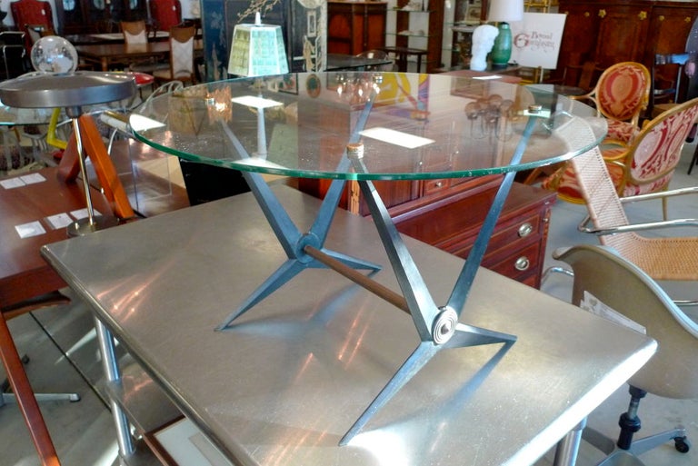 Rare Angelo Ostuni Round Cocktail Table For Sale at 1stDibs