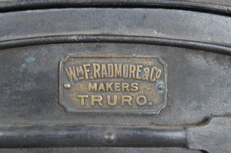 Rare Antique 1840s Cornish Cast Iron Kitchen Range Oven Fireplace Stove ...