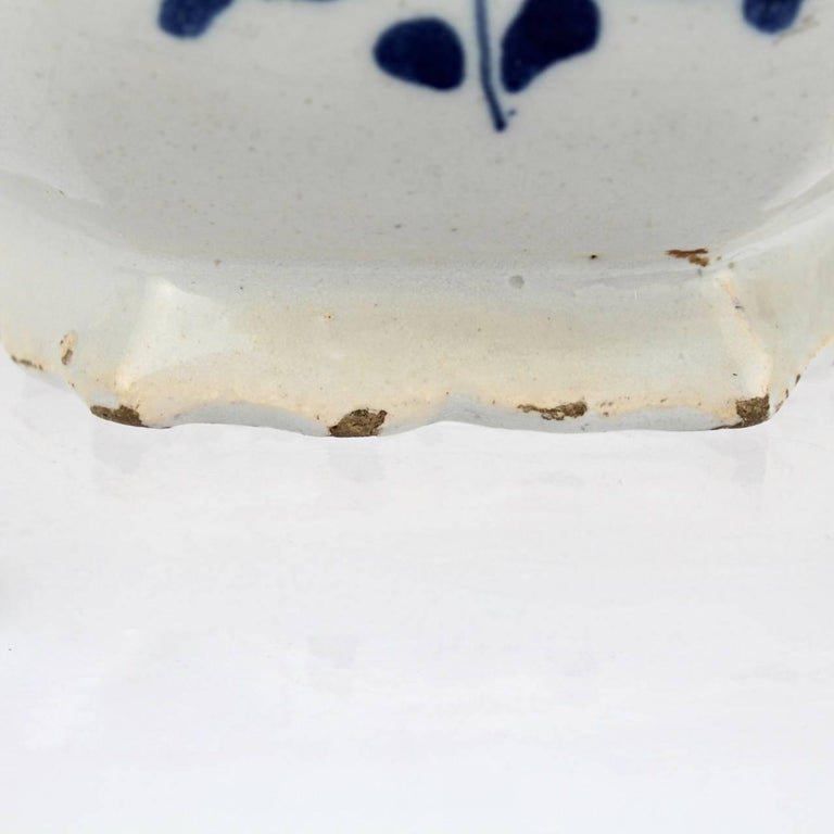 Rare Antique 18th Century Dutch Delft Pottery Spittoon with Chinese ...