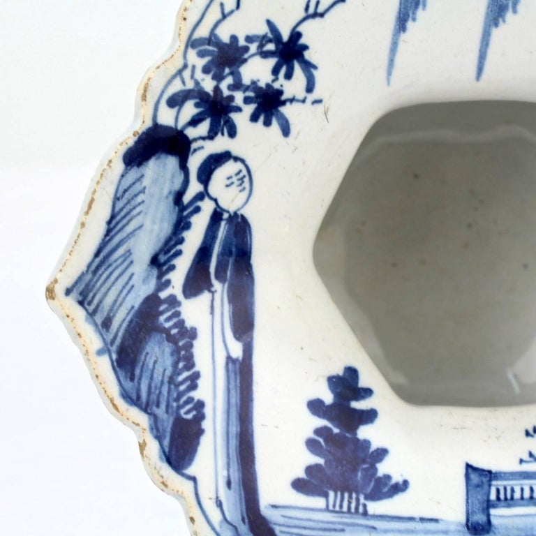 Rare Antique 18th Century Dutch Delft Pottery Spittoon with Chinese ...