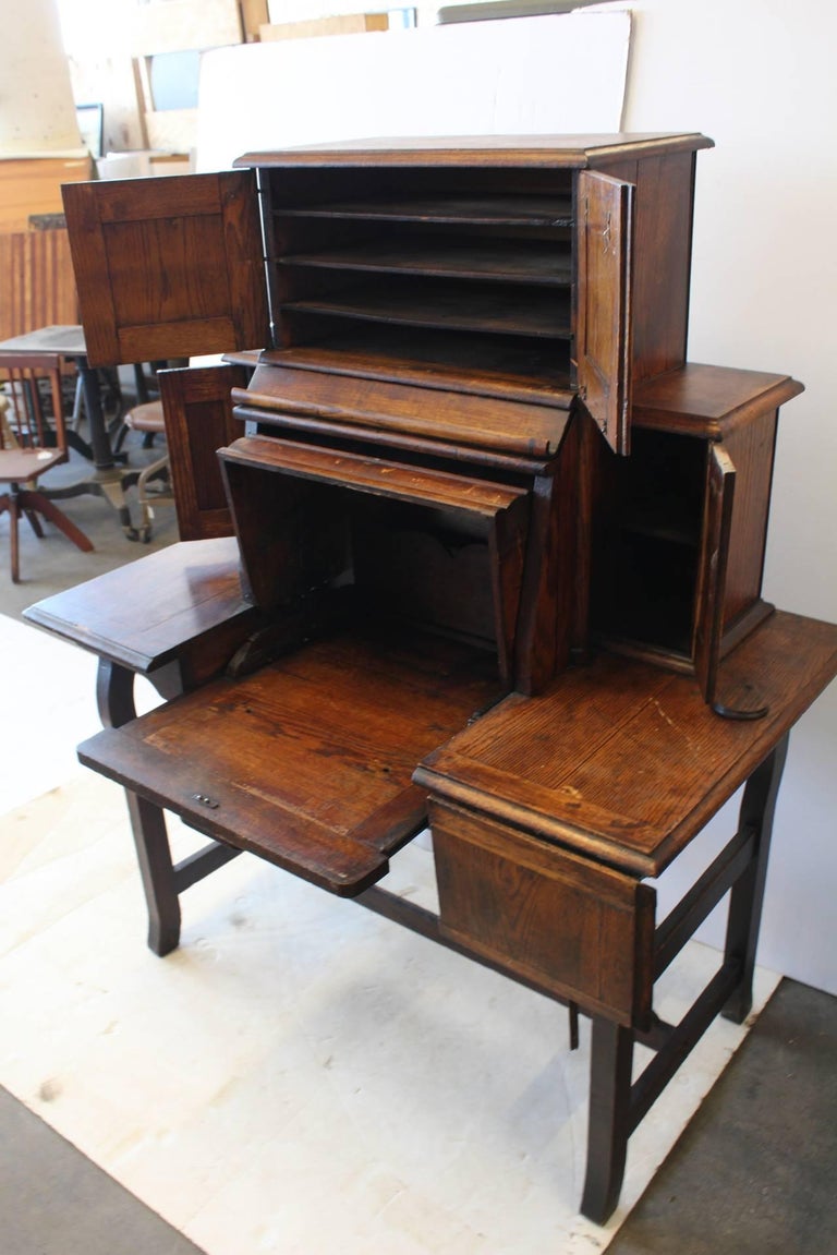 Rare Antique American Industrial Mechanical Desk For Sale at 1stDibs ...