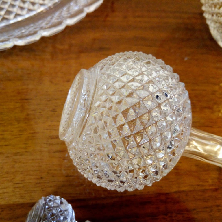 Rare Antique Baccarat Diamond Cut Crystal Water Set at 1stDibs