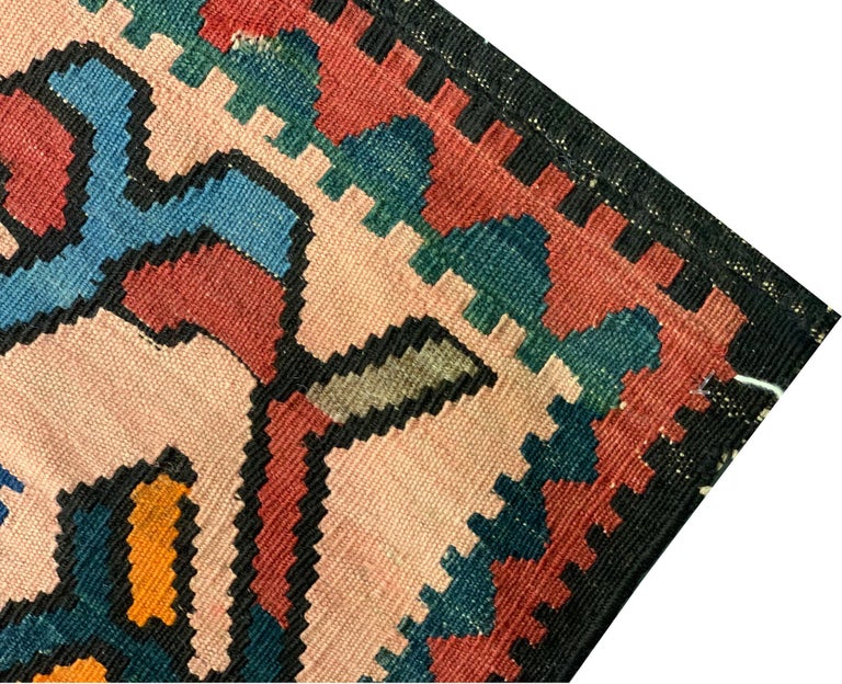 Rare Antique Caucasian Kilim Rug For Sale at 1stDibs