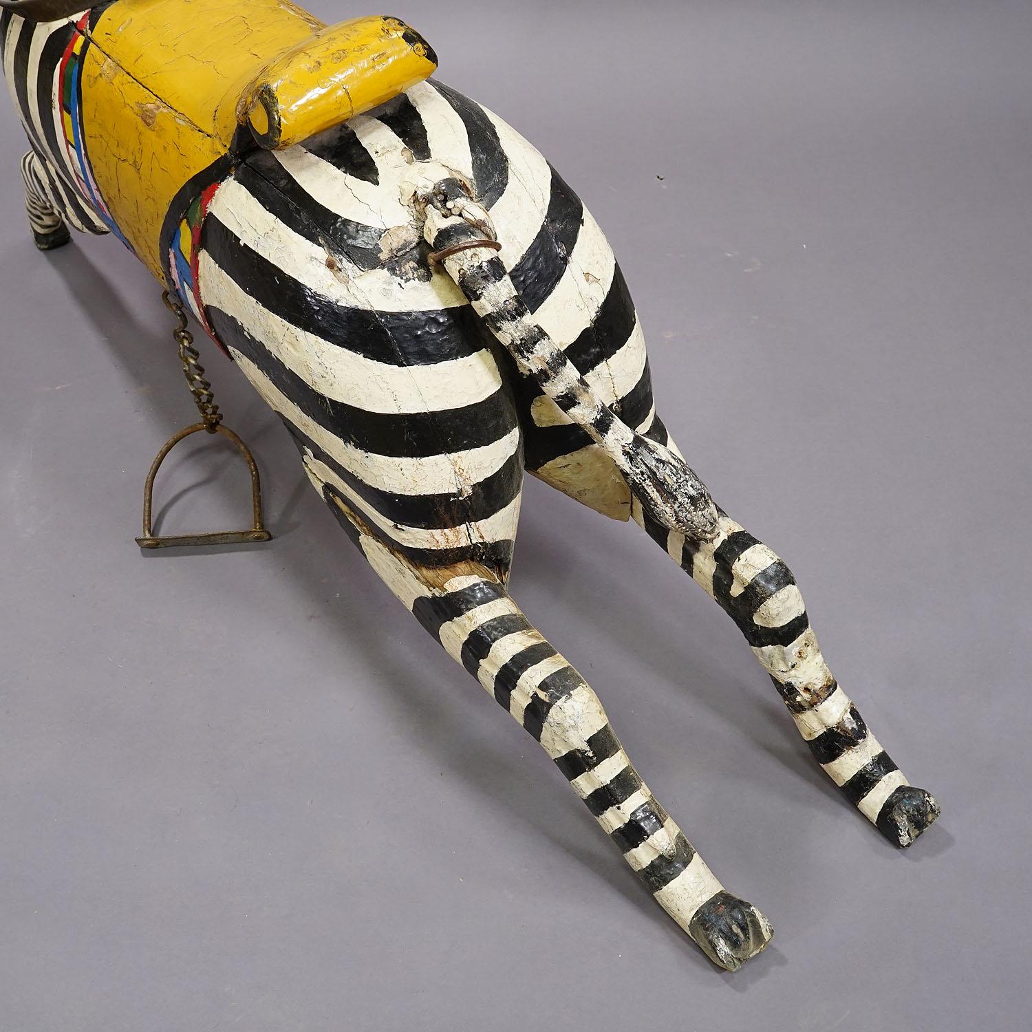 Rare Antique Children Carousel Zebra, Germany early 20th Century For ...