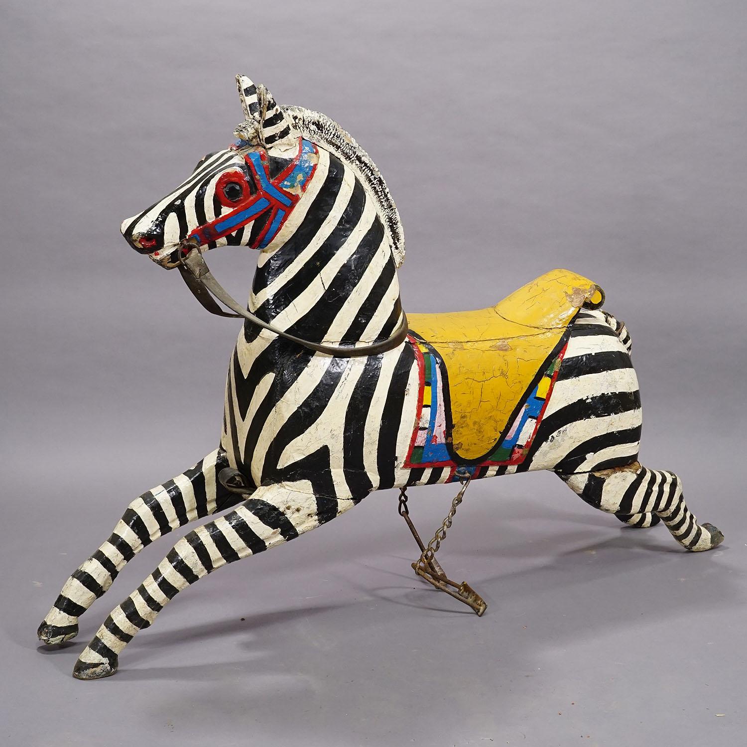 Rare Antique Children Carousel Zebra, Germany early 20th Century For ...