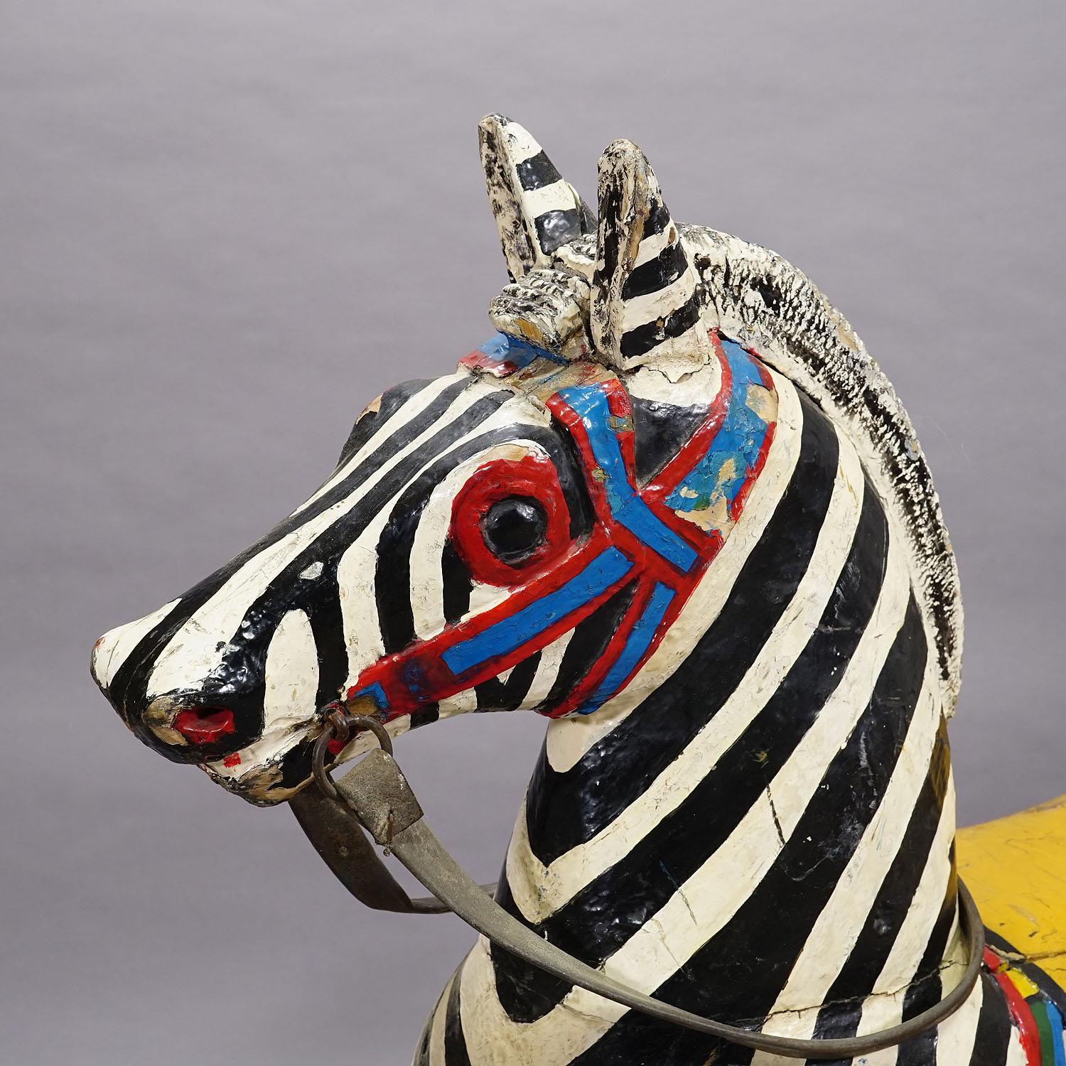 Rare Antique Children Carousel Zebra, Germany early 20th Century For ...