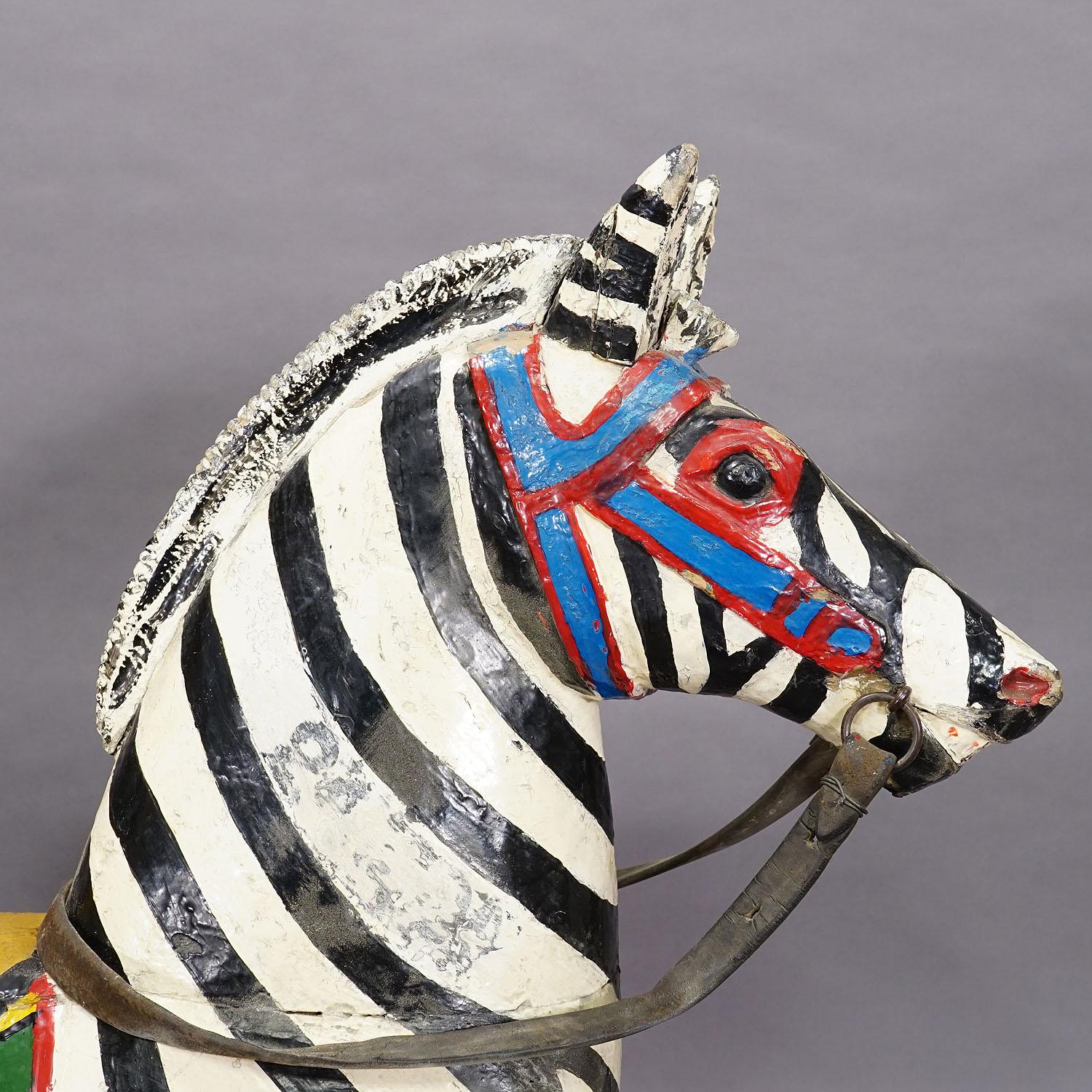 Rare Antique Children Carousel Zebra, Germany early 20th Century For ...