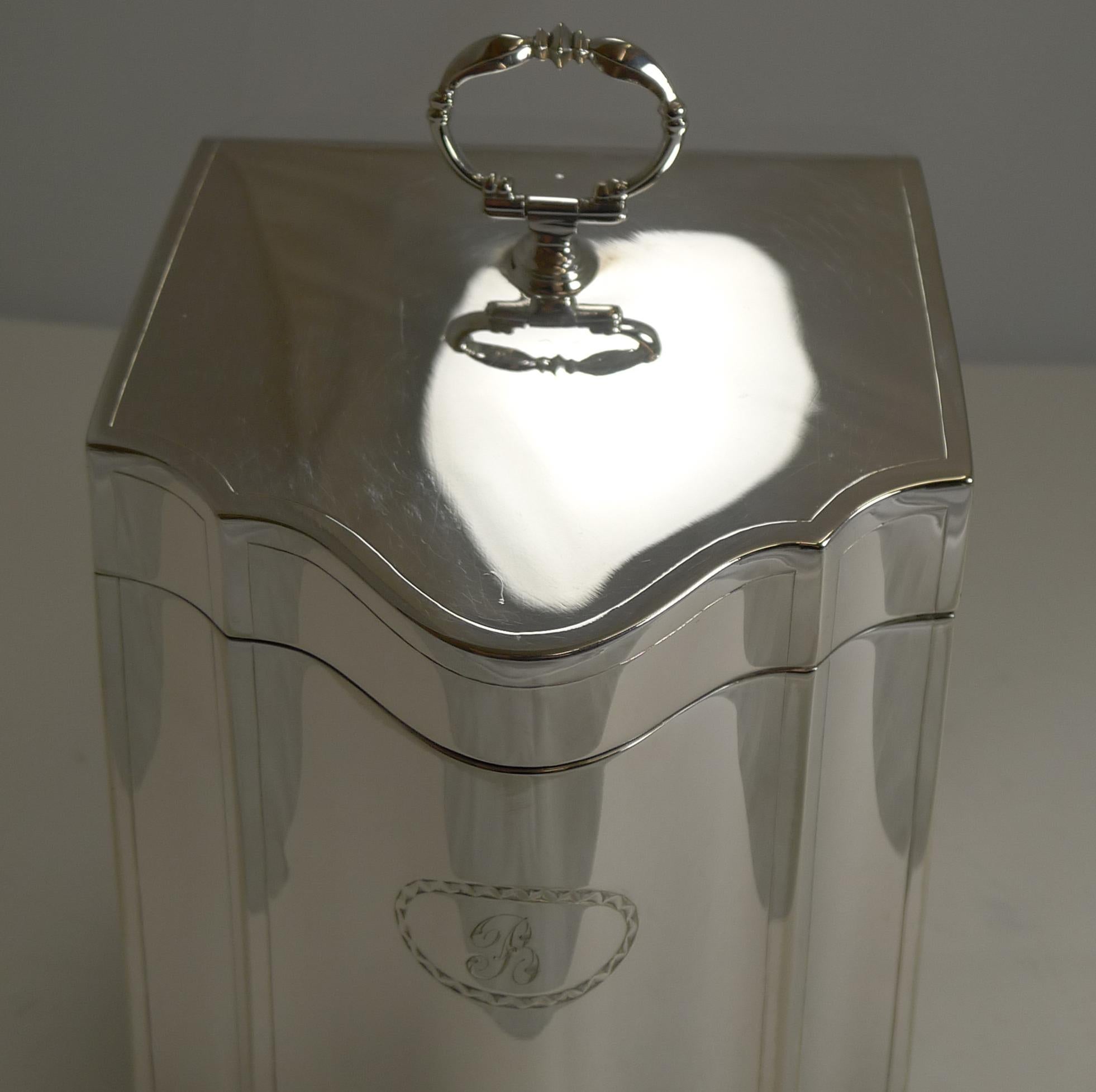 Rare Antique English Biscuit Box in the form of a Knife Box, circa 1880 ...