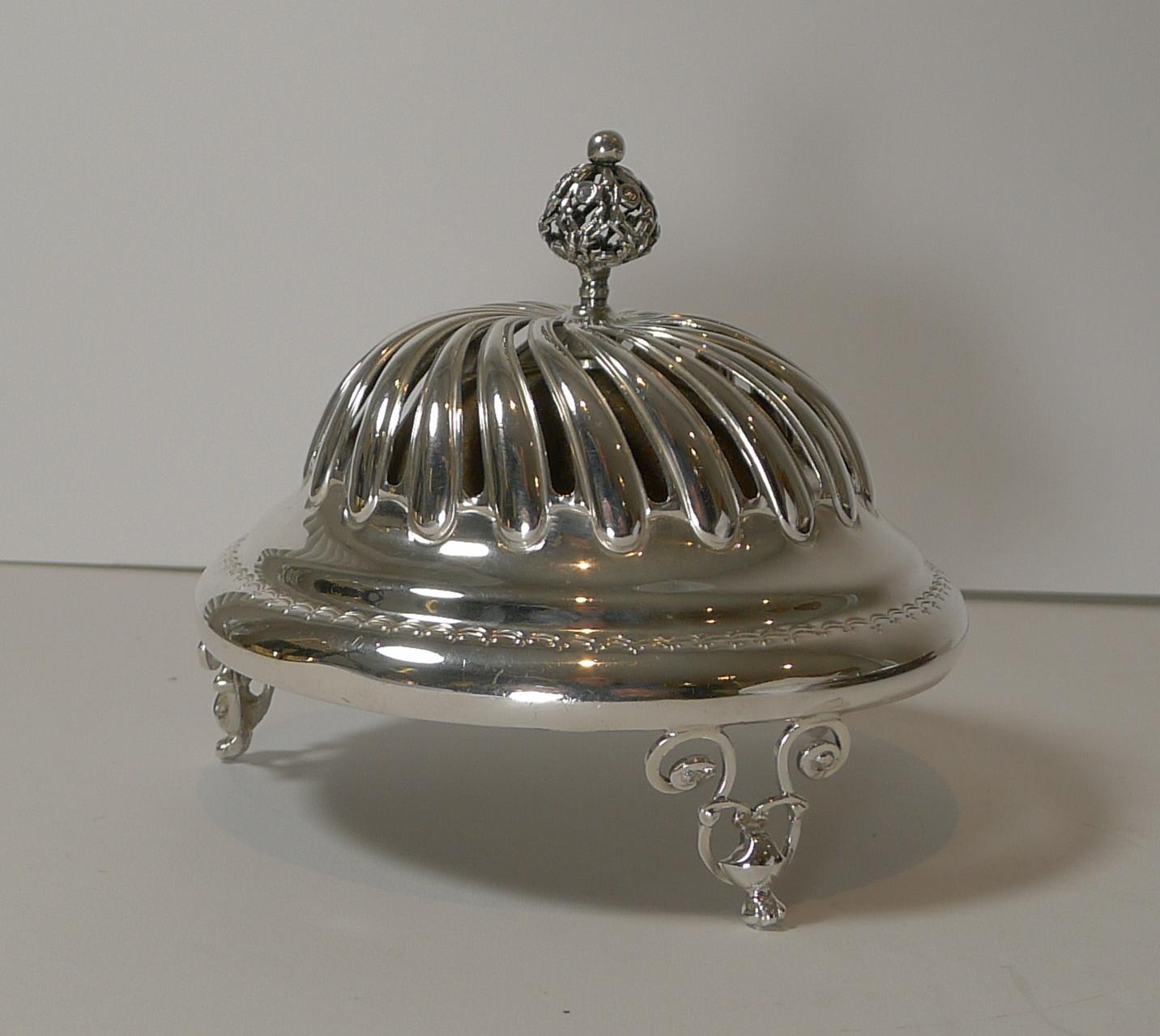 Rare Antique English Sterling Silver Table Bell, 1895 by George Unite ...