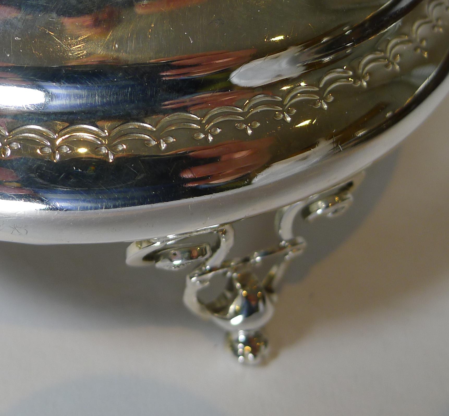 Rare Antique English Sterling Silver Table Bell, 1895 by George Unite ...