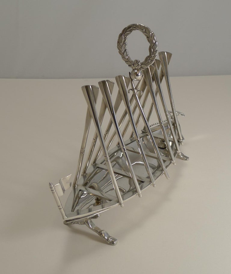 Rare Antique Novelty Toast Rack, Rowing Gig by Benetfink, London, circa ...