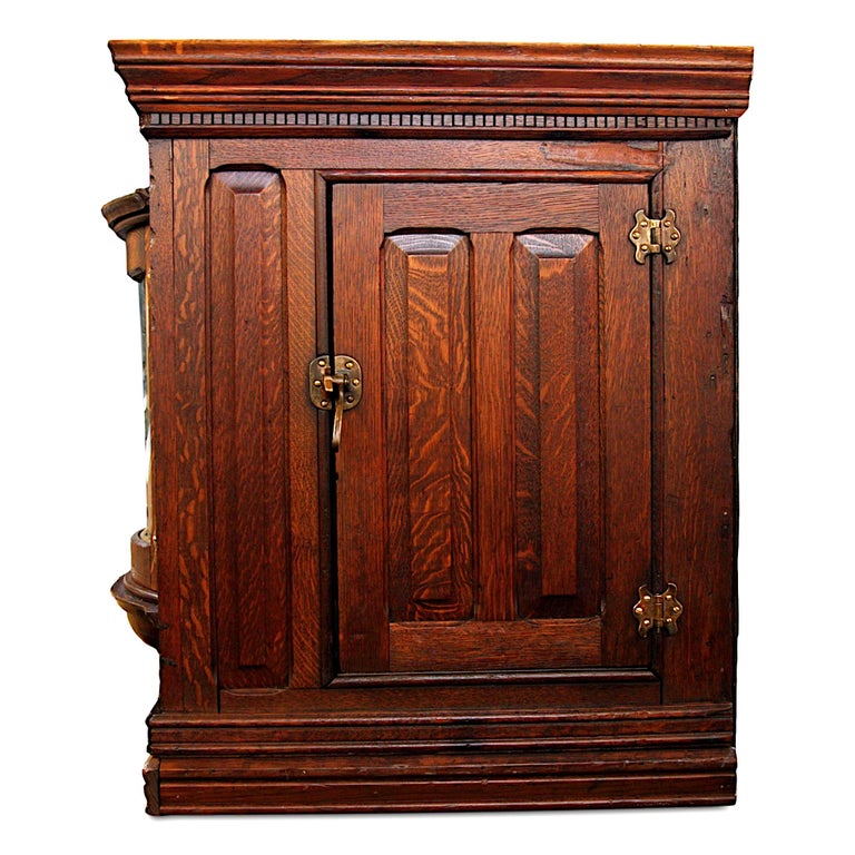 Rare Antique Oak Curved Glass Counter-Top Ice Box General Store Display ...