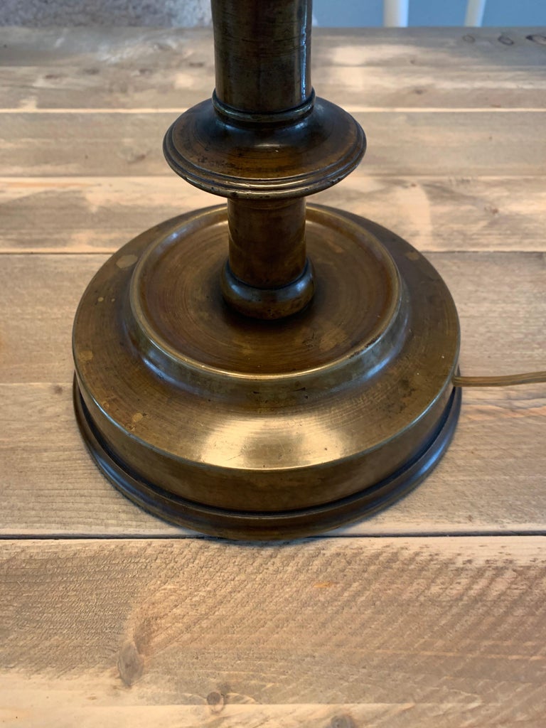 Antique Pair of Bronze Medieval Revival, Former Church Candlestick ...