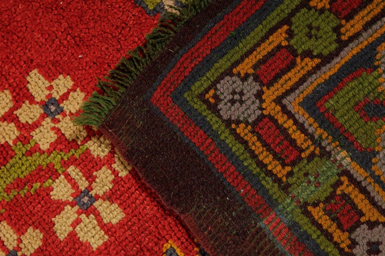 Rare Antique Rugs Irish Donegal Traditional Red Wool Carpet for Sale ...