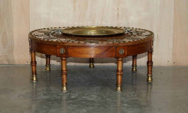 Rare Antique Spanish Early 19th Century "Brasero" Firepit Table ...