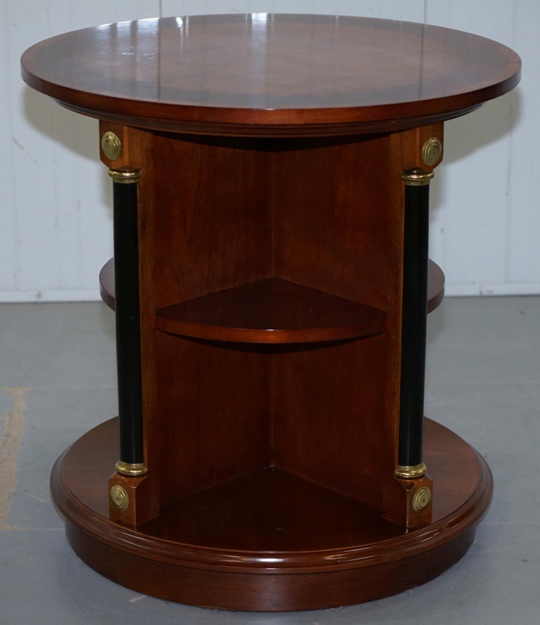 Rare Antique Swedish Biedermeier Birch Round Revolving Library Study ...