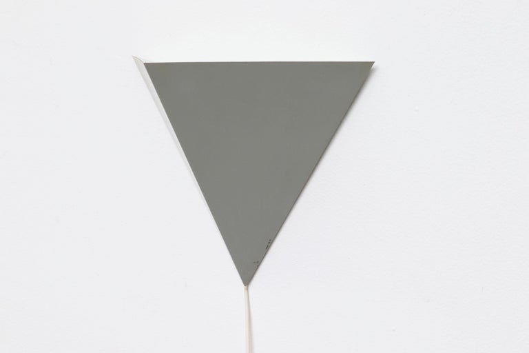 Rare Anvia Triangular Wall Sconce For Sale at 1stDibs