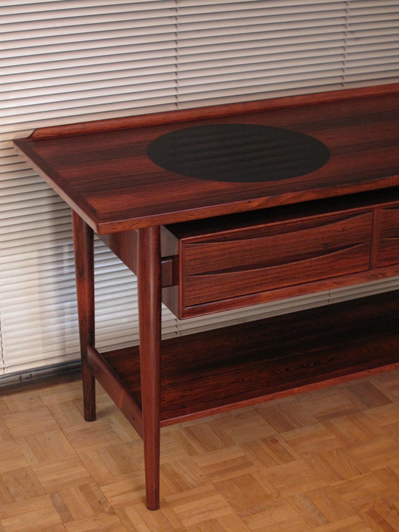 Arne Vodder Rosewood Console Table for Sibast at 1stDibs