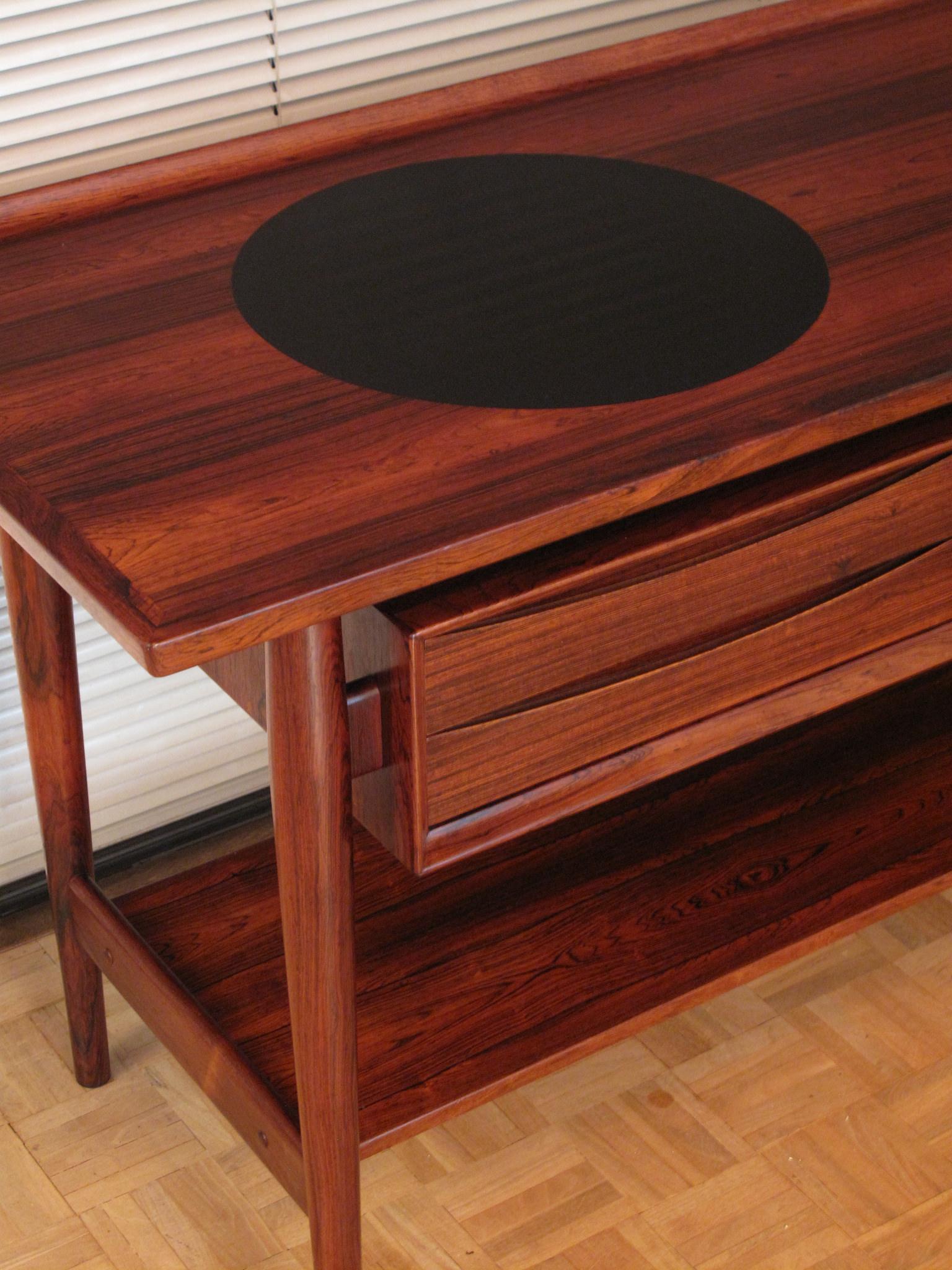 Arne Vodder Rosewood Console Table for Sibast at 1stDibs