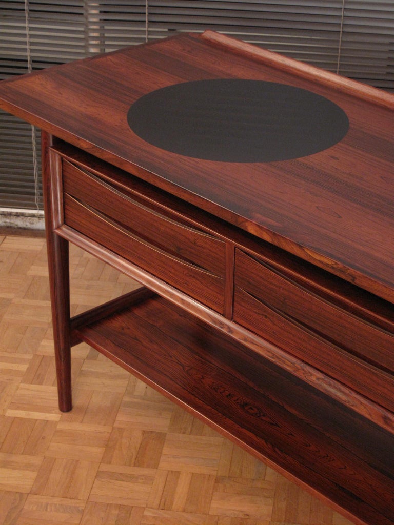 Arne Vodder Rosewood Console Table for Sibast For Sale at 1stdibs