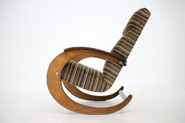 Rare Art Deco Design Rocking Chair, 1930s at 1stDibs