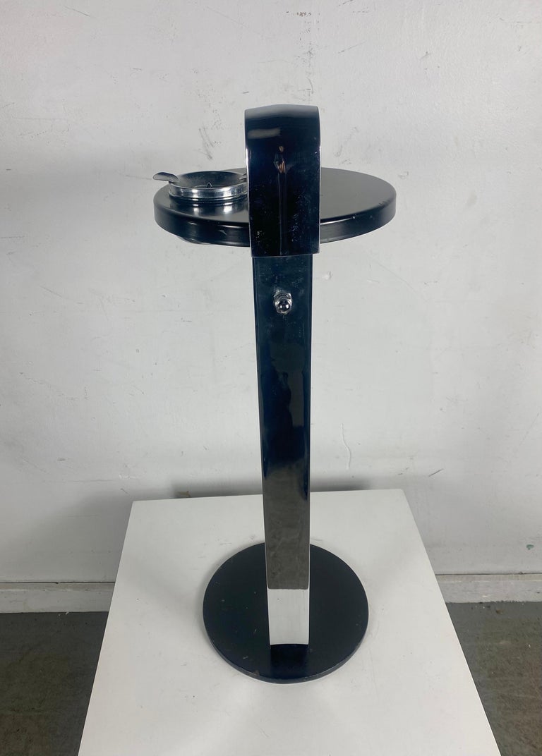 Rare Art Deco / Machine Age Smoking Stand ,,ash receptacle by McKay ...