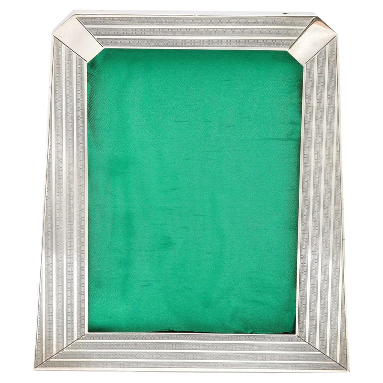 Rare Art Deco Period Hexagonal Picture Frame With Wood Back For Sale at ...