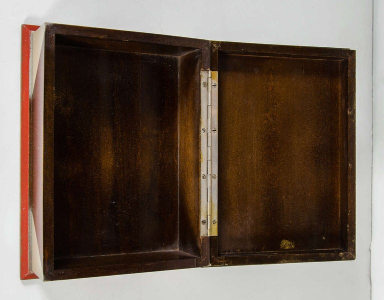 Rare Art Deco Skyscraper Style Hand Painted Walnut Box with Cubist ...