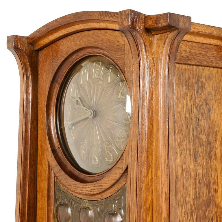 Rare Art Nouveau Clock by Georges Ernest Nowak at 1stDibs