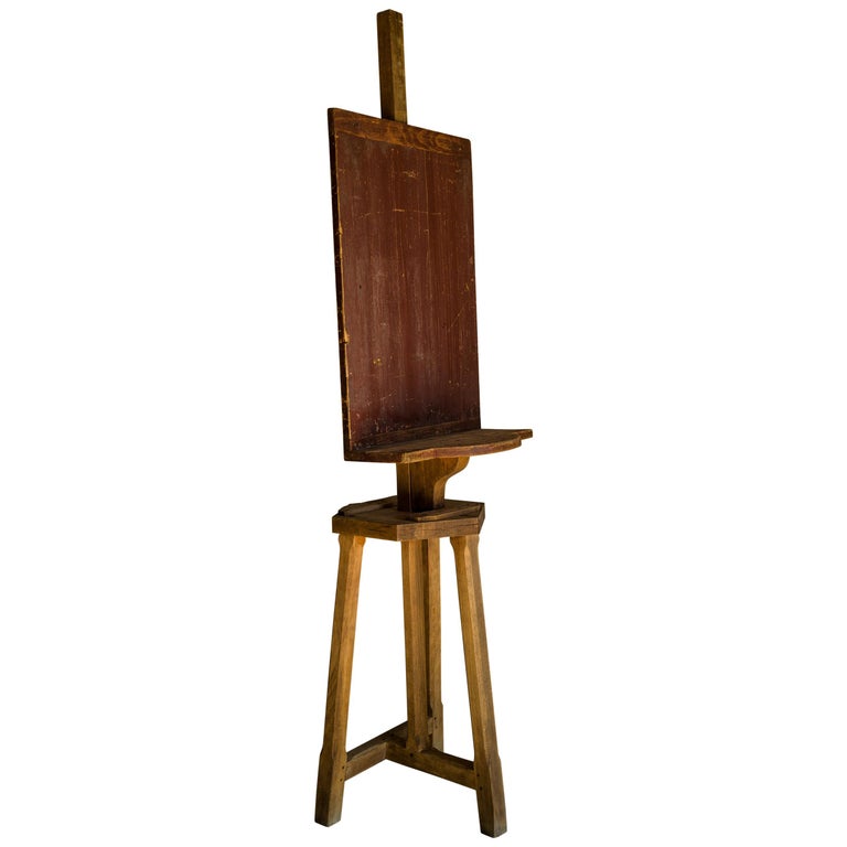 Rare Artist Easel from France, circa 1950 at 1stDibs
