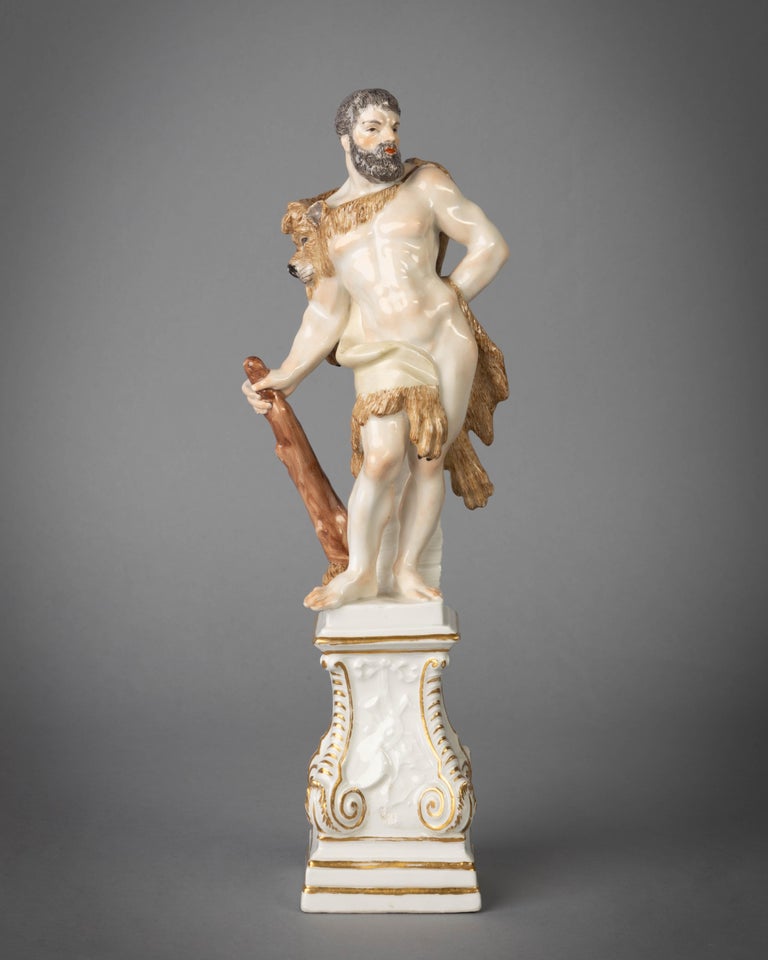 Rare Assembled Set of Six German Porcelain Mythological Deities ...